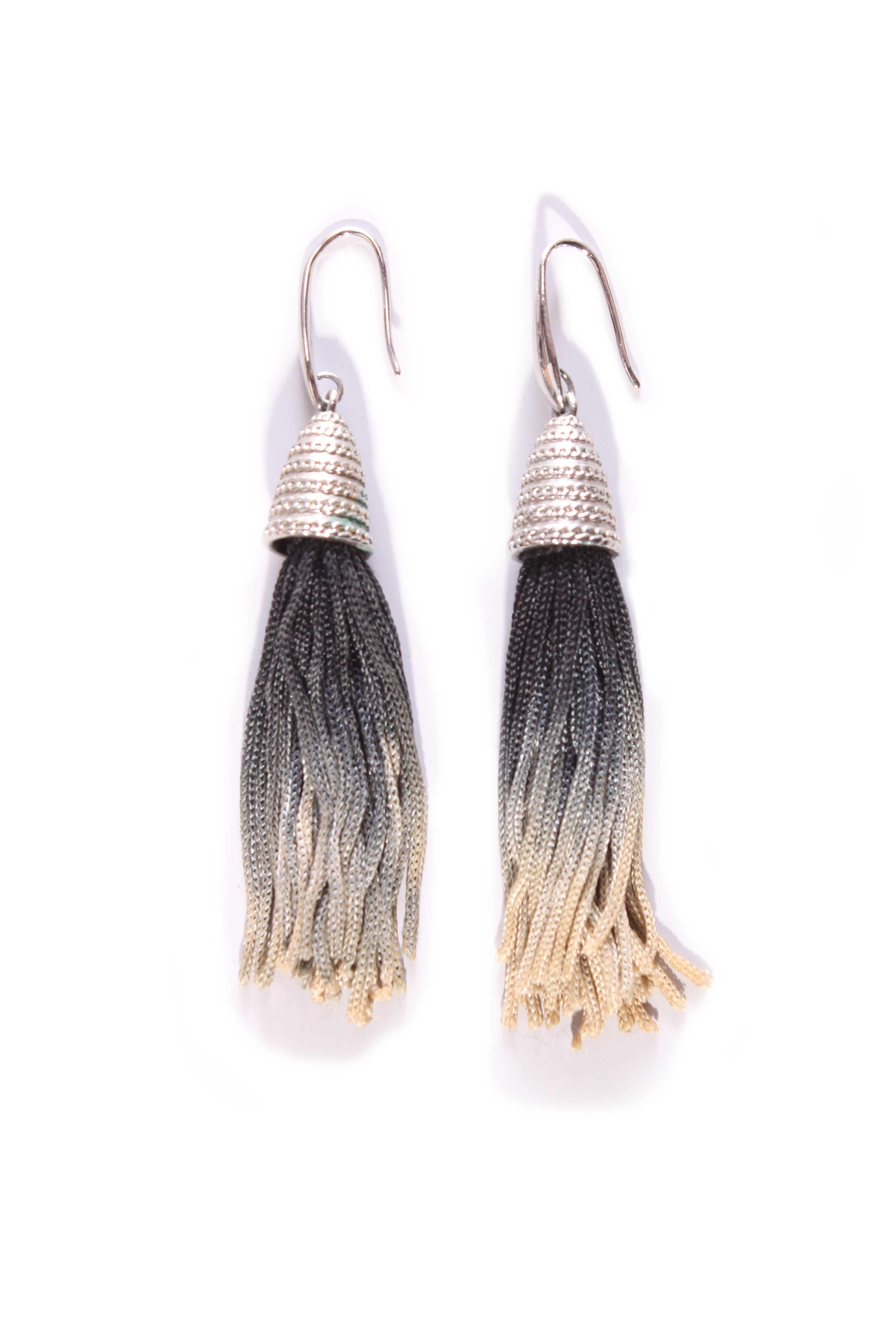 REPERTIORE - Embellished tassel earring! | Recycle Style | Preloved ...